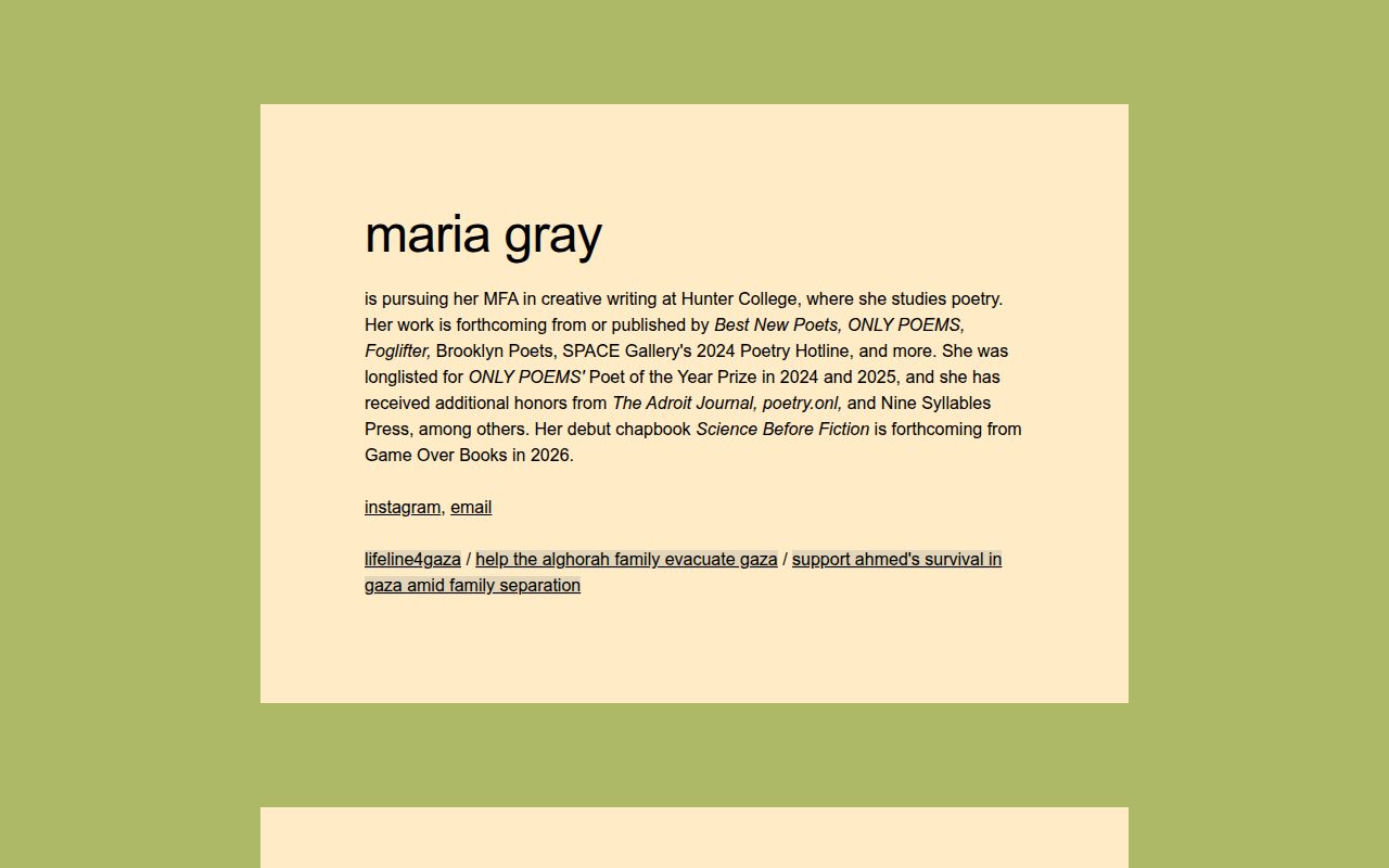 maria gray